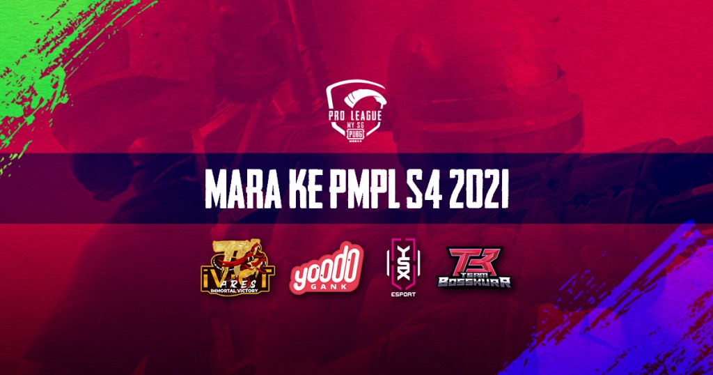 Teams Qualifying for PMPL MY/SG Season 4 from PMNC 2021 Winners