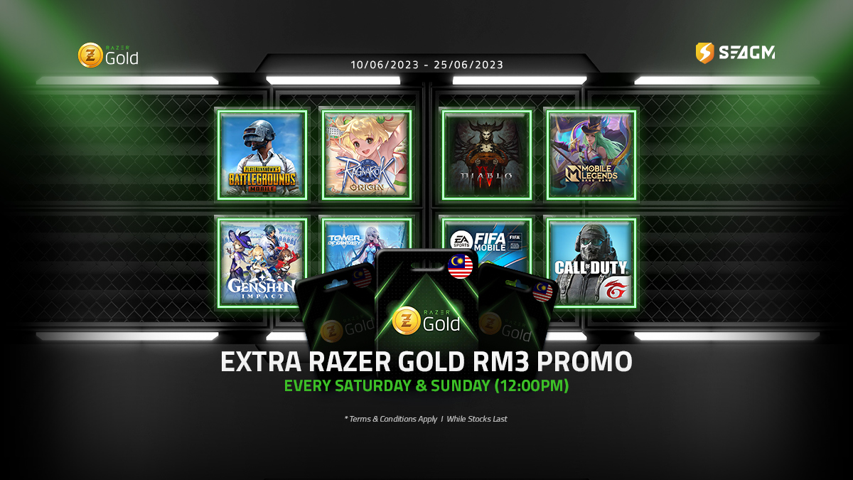 FREE Razer Gold Malaysia Codes! More Info Here - SEAGM News