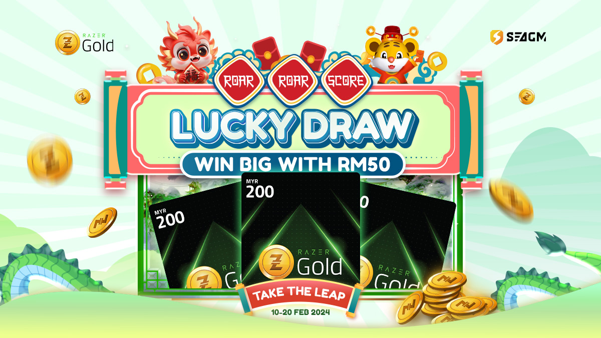 SEAGM x Razer Gold's CNY Lucky Draw Event - SEAGM News